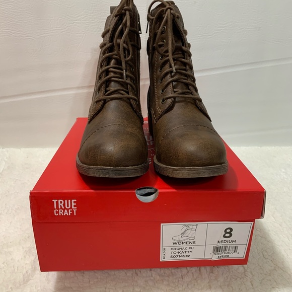 True Craft | Shoes | True Craft Pu Tc Katty Boot In Cognac Size 8 85 ...